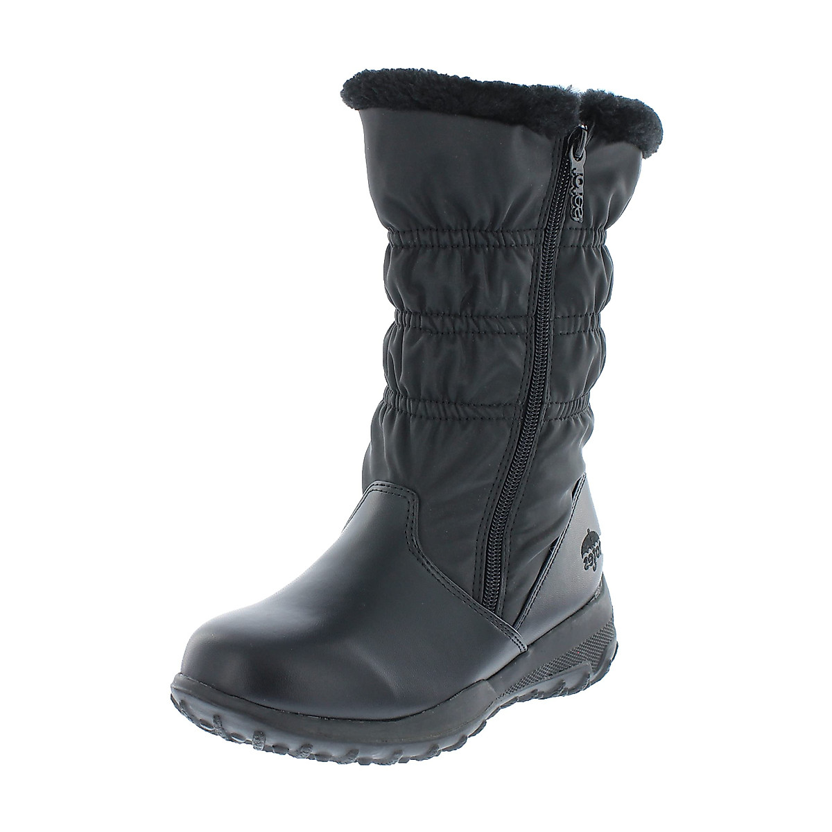 totes Womens Madina Snow Boots, Black, 10 Wide