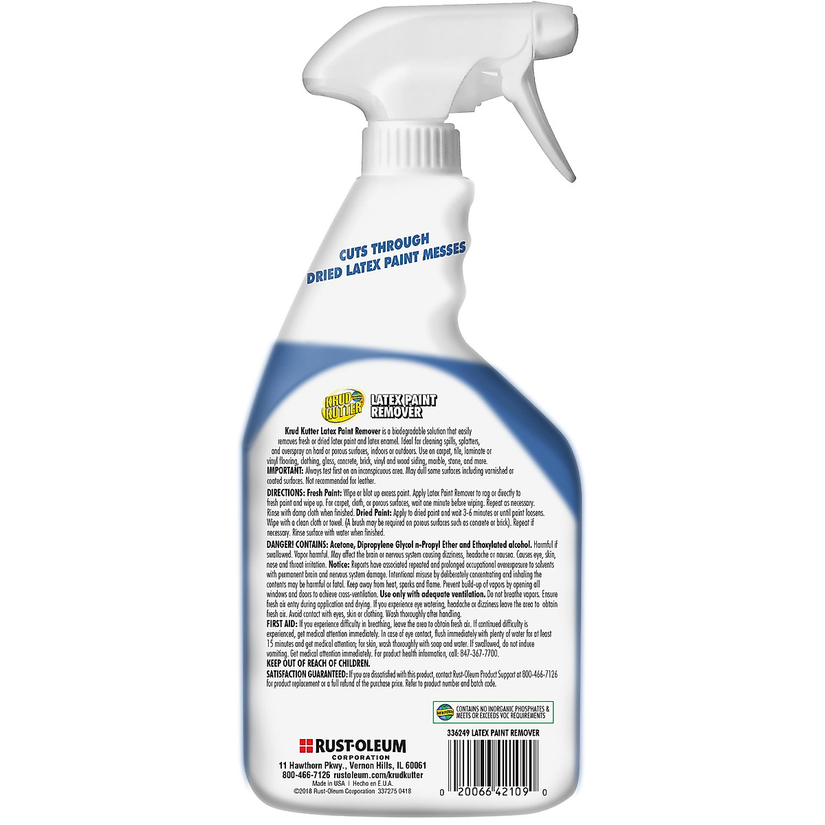 Krud Kutter 336249 Latex Paint Remover, 24 oz