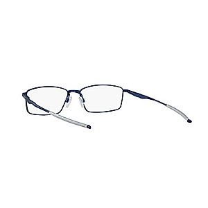 Oakley Men's Ox5121 Limit Switch Rectangular Prescription Eyeglass Frames, Midnight Blue/Demo Lens, 55 mm