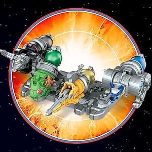 Power Rangers Cosmic Fury Cosmic Zord Mega Pack, Action Figure Toys for 4 Year Old Boys and Girls and Up (Amazon Exclusive)