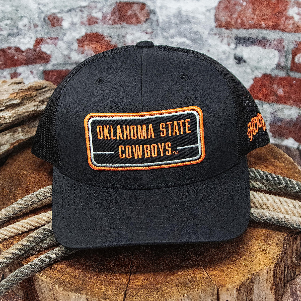 HOOEY Men's Oklahoma State University Officially Licensed Collegiate Hat (US, Numeric, 0, 8, 7063T-Black)