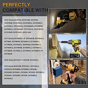 Fanshara 2packs Replacement Battery Dewalt 20v Max Battery 6ah Compatible with Dewalt Cordless Power Tools DCB200 DCB201 DCB204 DCB206 DCD/DCF/DCG/DCS Series