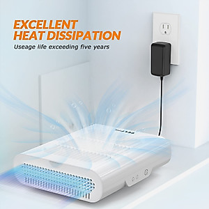 Gelpal Professional Nail Dust Collector, Adjustable Nail Dust Collector for Acrylic Nails , Electric Nail Vacuum Fan, Low Noise, Dust Collector for Nail Polishing &Salon.White.