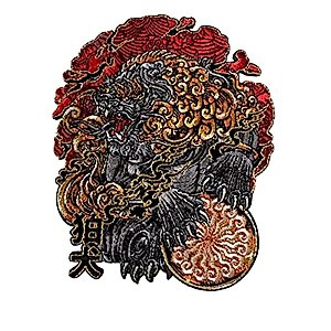 Alpha Foo Lion Guardian Dog Embroidery Patch