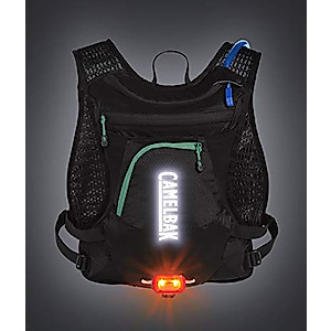 CamelBak Women's Chase Bike Vest 50oz - Hydration Vest - Easy Access Pockets, Black/Mint