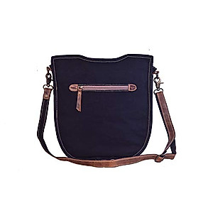 Bhrayna-Bags Hairon Strip On Rug Shoulder Bag Handbag