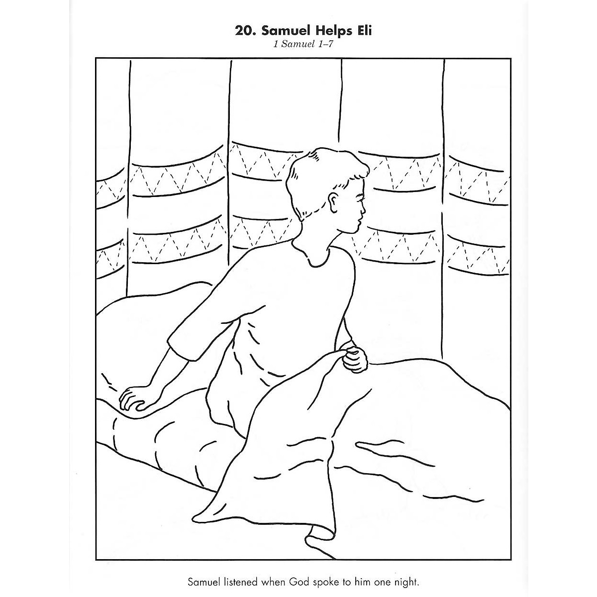 Rod and Staff Bible Pictures to Color - Children's Coloring Book Workbook (A-B-C Series)