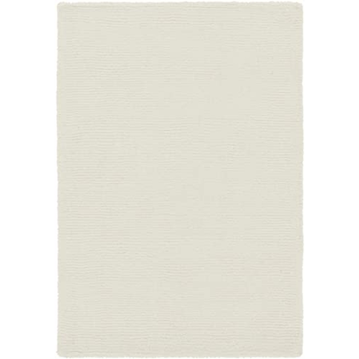 Brockton Solid Wool Modern Farmhouse Area Rug - Suitable for Living Room Bedroom -0 Wool - Hand Loomed - Medium Pile - Beige, Cream - 6' x 9'
