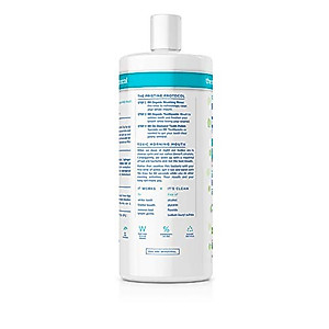 Essential Oxygen Certified BR Organic Brushing Rinse, All Natural Mouthwash for Whiter Teeth, Fresher Breath, and Happier Gums, Alcohol-Free Oral Care, Peppermint, 32 Ounce