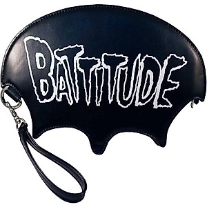 Kreepsville 666 Battitude Wristlet Purse Black