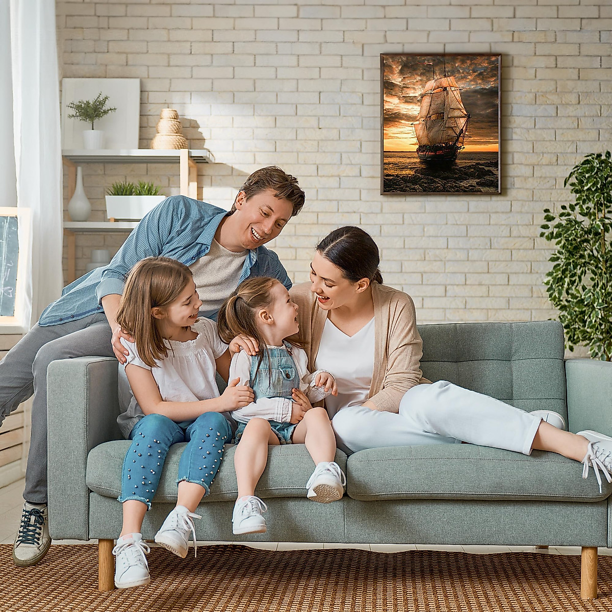 Blackbeards Pearl Pirate Ship Home Decor - Wall Art Print Great Mens Gift- Home Decor- Office Decor. Great for Man Cave- Rec Room-Study. Beautiful Clipper Ship & Sailing Art. Unframed - 8 x10