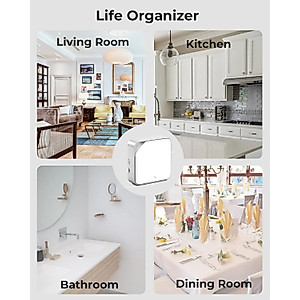 Vixic Label Maker Machine with Tape-Value Bundle includes 4 Label Tapes,D1600 Bluetooth Label Printer, Small Smart Handheld Sticker Mini Labeler, Inkless Rechargeable for Office Home School,Grey