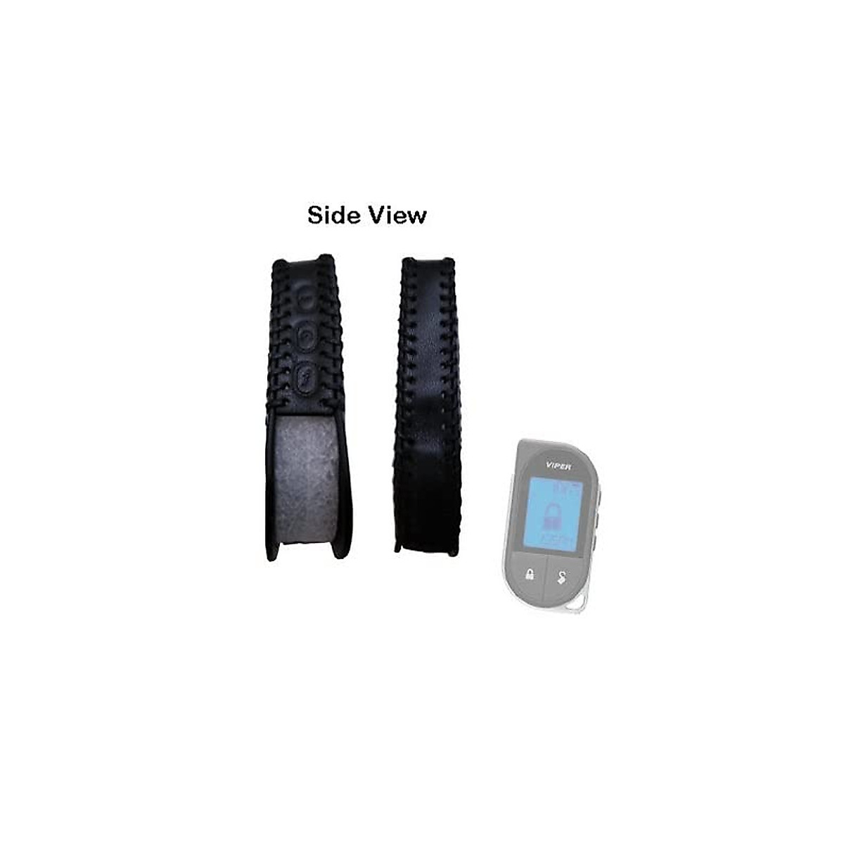Leather Remote Case fit for Viper 5706 7756V 4706 2 Way LCD with Screen Protector