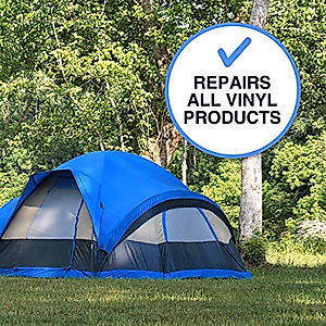 Poolmaster 30279 Wet/Dry Vinyl Liner Pool Patch Repair Kit, 4 Ounce, Blue