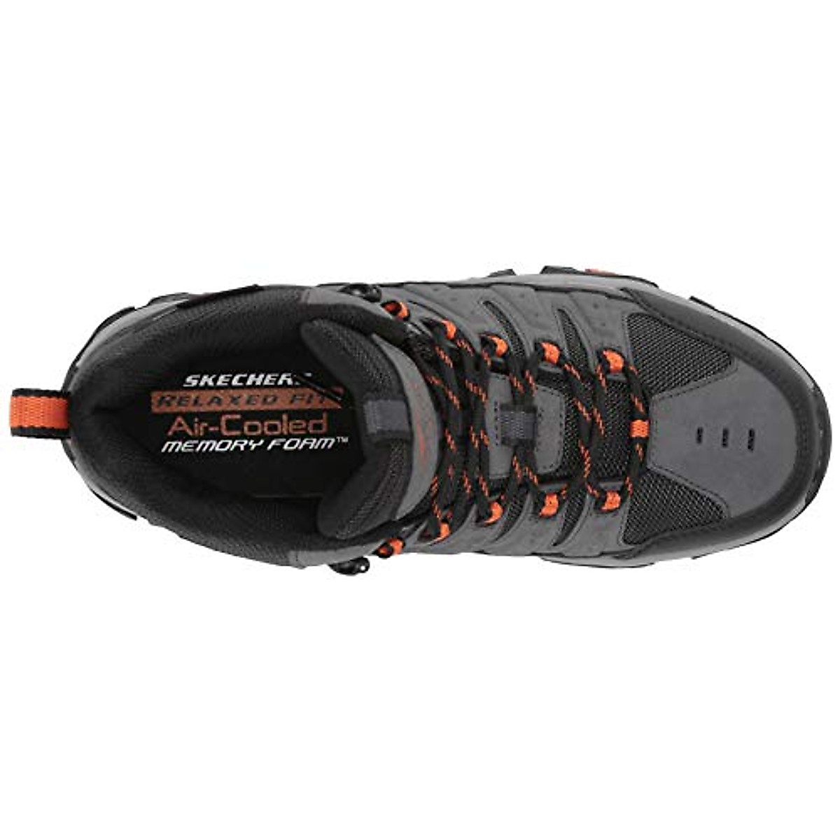 Skechers Men's Pine Midline Mid Top Lace Trail Boot Hiking, Black, 7.5