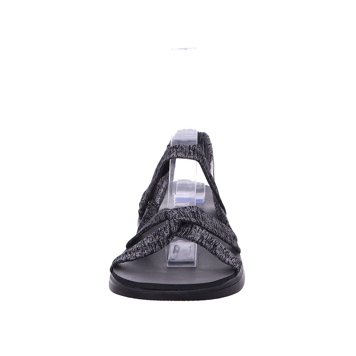 Skechers Performance Women's H2 Goga Bountiful Flip Flop,Black/Gray,11 M US