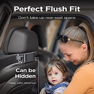 RUNAAJA 360° Mount Car Headrest Holder Seat Back Phone Tablet Universal for Apple iPad Mount Road Trip Essentials for Kids Adults
