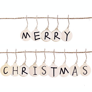 Max Fun 120Pcs Wood Slices 3.5" Wooden DIY Christmas Ornaments Unfinished Predrilled Wood Circles for Crafts Centerpieces Round Wooden Discs Hanging Decorations