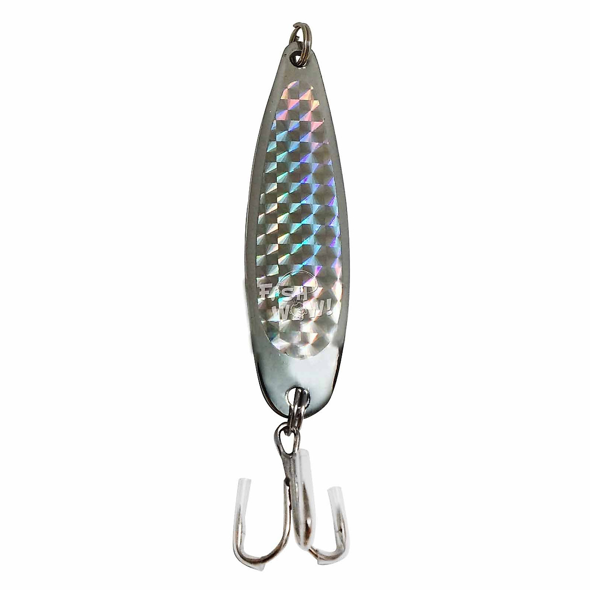 6pcs Set 2oz 6inch Fishing Spoon with Treble Hook Gold & Silver - Fish Wow!
