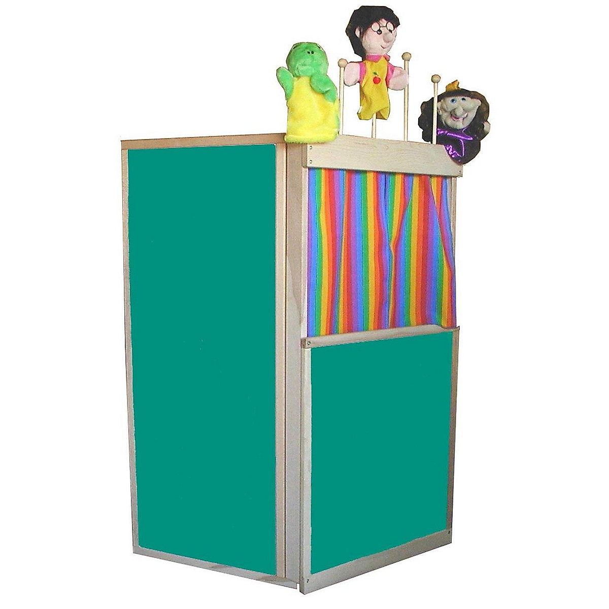 Beka Club House Puppet Theater, Chalkboard Surfaces with Puppet Rack