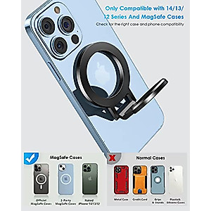 enGMOLPHY Compatible with MagSafe Car Mount [All Metal Design] Magnetic Dashboard Phone Holder for Car [4LB Magnet Power] Fit for Magsafe iPhone 14 13 12 Pro/Max/Mini/Plus MagSafe Case