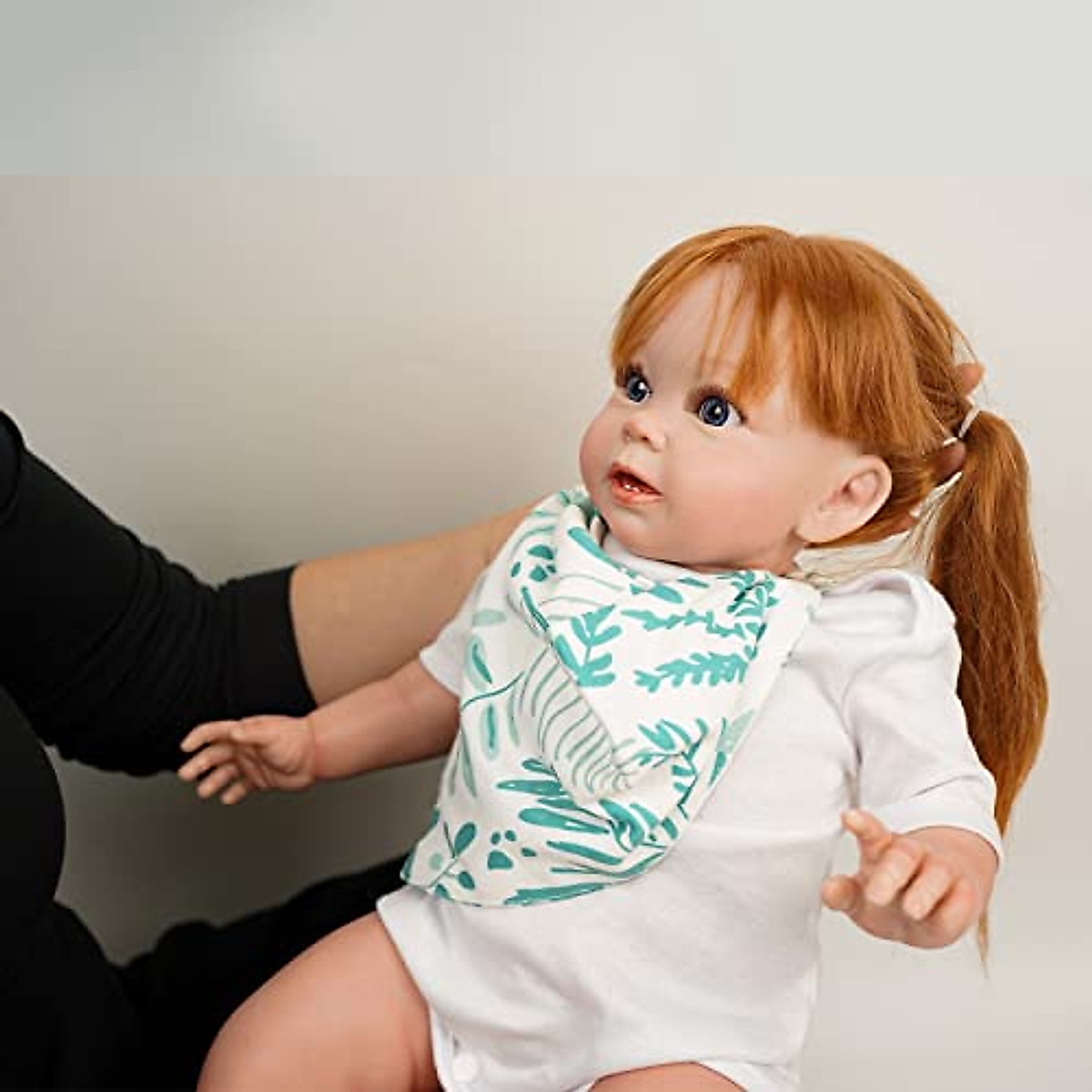 Miaio Reborn Baby Dolls, Reborn Dolls Girl17 Inch, Handmade Realistic Baby Doll Newborn Lifelike Dolls in Soft Vinyl and Weightd Body for Boy, Girl, Mother, Birthday Gifts, Weddings-A