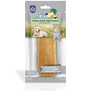 Himalayan Pet Supply Cheese Chews|Long Lasting, Stain Free, Protein Rich, Low Odor|100% Natural, Healthy & Safe|No Lactose, Gluten Or Grains|for Dogs 55 Lbs&Brown,X-Large(521015),5.3 Ounce (Pack of 1)