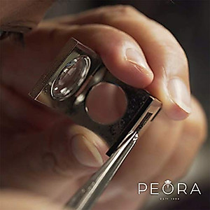 Peora Simulated Emerald Stud Earrings 925 Sterling Silver, Solitaire Scroll Gallery, 2 Carats Total Princess Cut 6mm, Friction Back