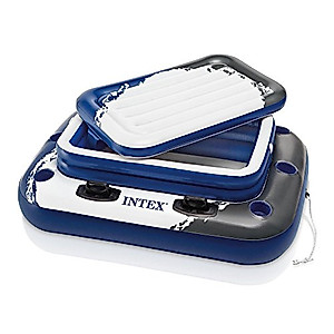 Intex 32ft x 16ft x 52in Ultra XTR Rectangular Pool, Floats (2 Pack), & Cooler