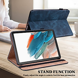 VODEFOX Case for Xiaomi Redmi Pad SE 11 inch 2023 Released,PU Leather Flip Solid Color Stand Case Cover with Card Solt Protective Cover for Redmi Pad SE Tablet - Blue