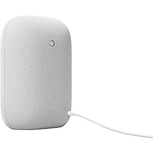 Google Audio Bluetooth Speaker with Keychain LED - Wireless Music Streaming - Chalk