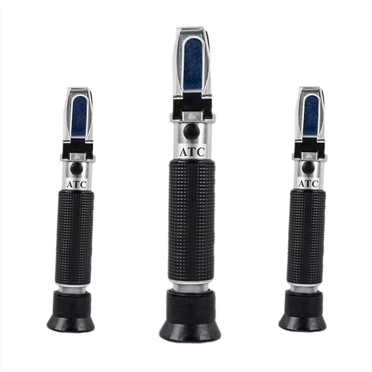 Holyavision Handheld Refractometer Portable Refractor Test Fruit Brix Meter Sweetness Test Brix Meter, 0-50%