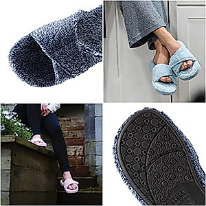 Acorn Women's Spa Slide Slipper, Powder Blue, 5-6