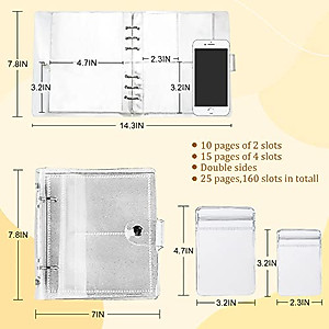Transparent Jewelry Storage Book with Anti-Oxidation Pockets, Jewlwey Organizer Album New Generation, Various Sized Grid, Detachable, for Earrings, Necklace, Stud, Bracelets, and Rings for Travel