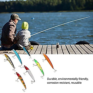 Artificial Fishing Baits,20pcs Fishing Lure Set,Reusable Fishing Tackle Accessories for Outdoor Saltwater Freshwater Trout Bass Salmon Fishing, 20pcs Fishing Lure Set,Artificial Fishing Baits,ReF