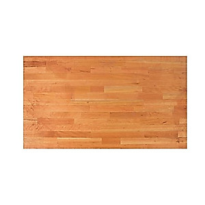 John Boos CHYKCT3025-V Cherry Kitchen Counter Top with Varnique Finish, 1.5" Thickness, 30" x 25"