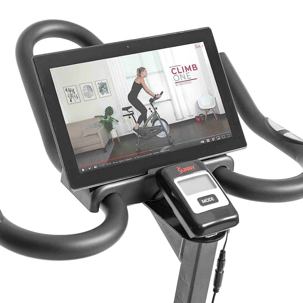 Sunny Health & Fitness Endurance Indoor Cycling Exercise Bike with Magnetic Resistance and Optional Exclusive SunnyFit® App and Smart Bluetooth Connectivity