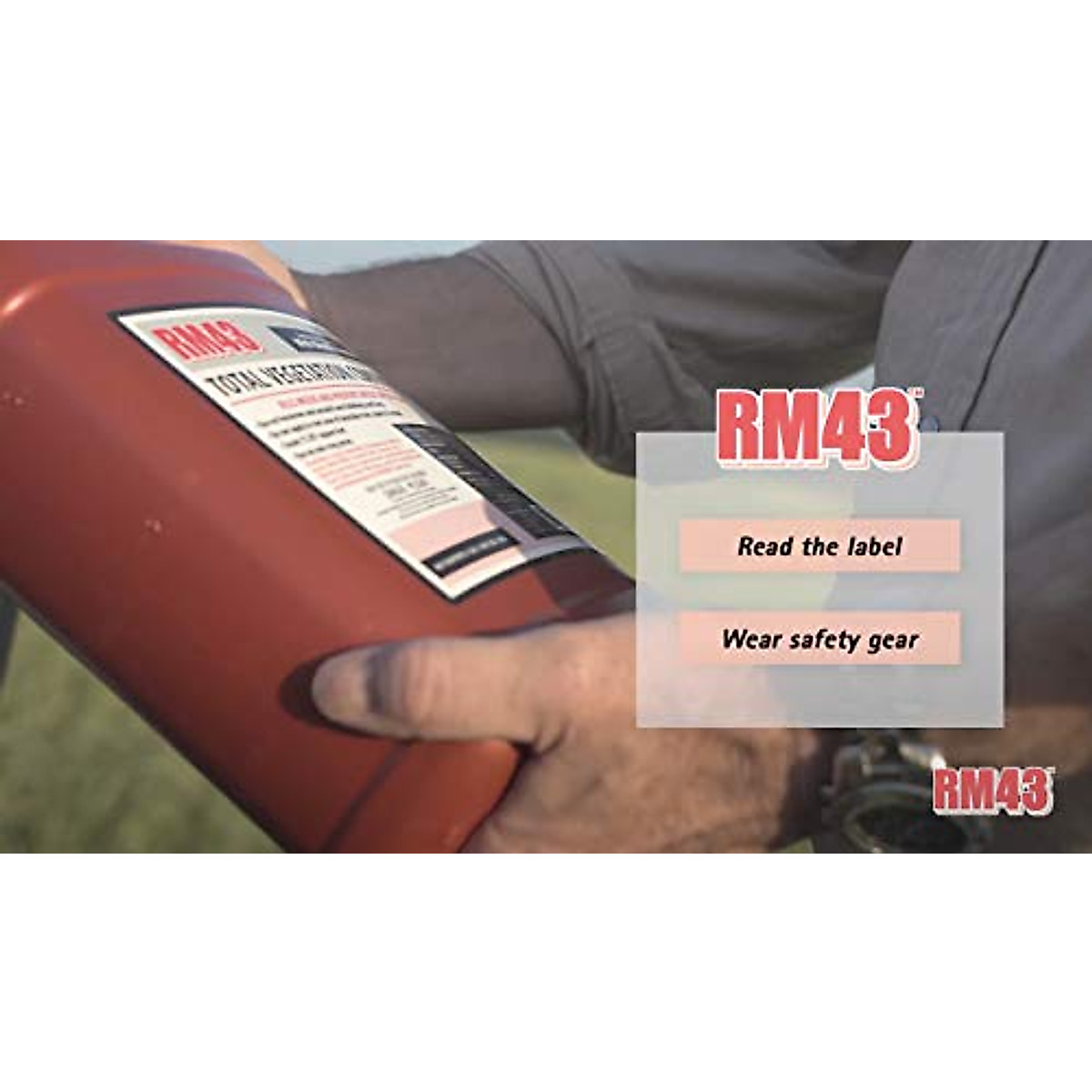 RM43 76502 32Oz Total Veg Control Glyph Imazapyr Weed Preventer, 0.25 - Gallon