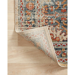 Loloi II Jocelyn Collection JOC-03 Mist/Multi 9'-6" x 12'-6" Area Rug