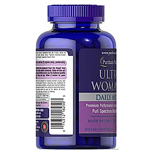 Puritan's Pride High Potency Timed Release Ultra Woman Daily Multi, 90 Coated Caplets