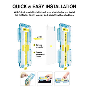Hocents. Tempered Glass Screen Protector for Nintendo Switch OLED - 2 Pack (Auto-Alignment Tool)