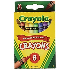 Crayola Crayons 8 in a Box (Pack of 12) 96 Crayons Total