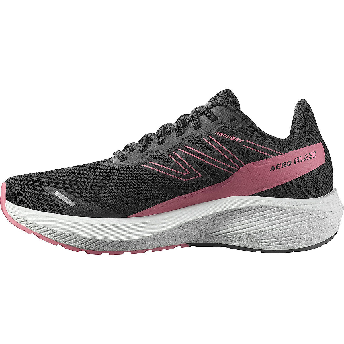 Salomon L472085008 AERO Blaze W Black/White/Tea Rose 8 Women's