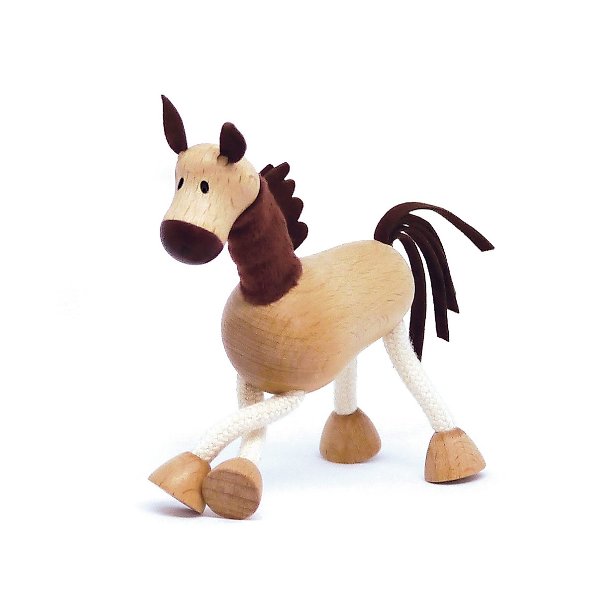 Cow Wooden Animal Toys for Toddler, Fun and Posable Wooden Farm Toy, Wooden Toys, Wood Farm Animals, Early Education Boys and Girl, Bendable Figures Farm Toys Set