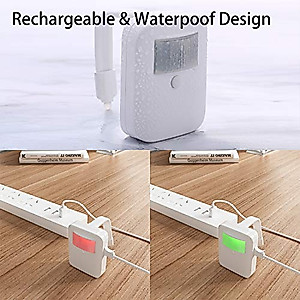 Chunace Rechargeable Toilet Night Light, LED Toilet Bowl Nightlights with Motion Activated Sensor - Fun Bathroom Accessory Cool Gadgets for Home Decor Unique Stocking Stuffers for Kids