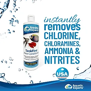 TankFirst Complete Aquarium Water Conditioner - Fish Water Conditioner, Instantly Removes Chlorine, Chloramines, and detoxifies Ammonia from Fish Tank (TankFirst Regular, 250 ml)
