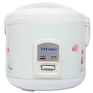 TRC-10 Cool Touch 10-Cup Rice Cooker and Warmer with Steam Basket, White