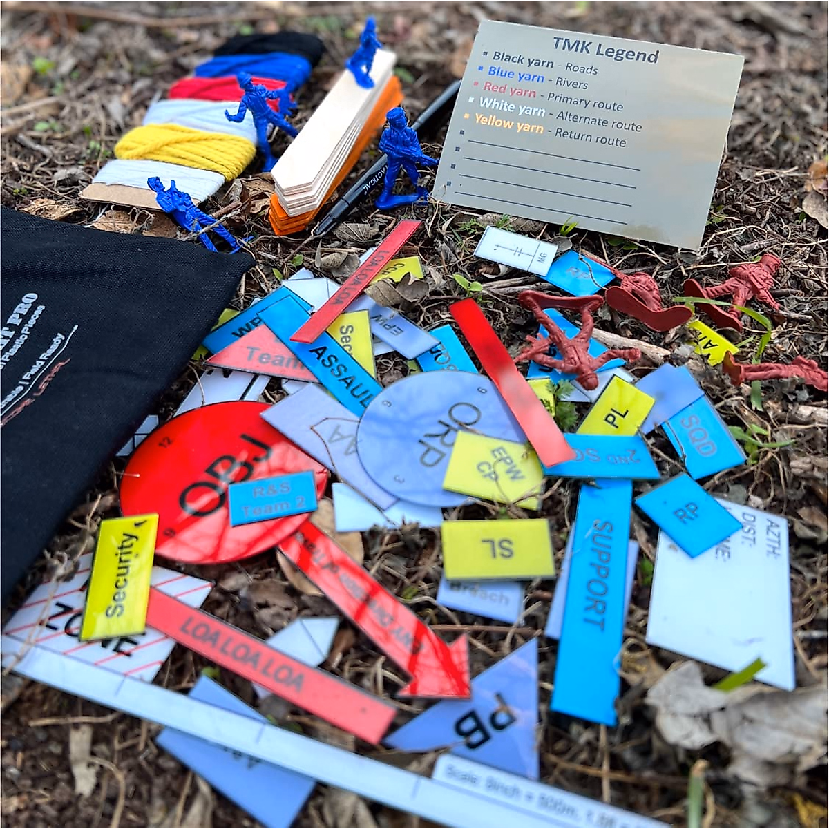 LETHALIFE Terrain Model Kit PRO, Plastic Pieces - Platoon and Squad TMK, Army