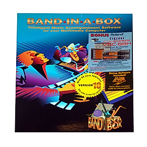 Band in a Box Version 10 Pro Professional Intelligent Music Accompaniment Software for Your Multimedia Computer Win/mac