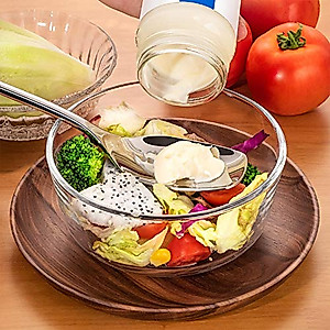 KEAWELL Deluxe Large 10" Salad Servers，18/10 Stainless Steel Salad Serving Set, Set of 2 Includes a Salad Spoon and Salad Fork.